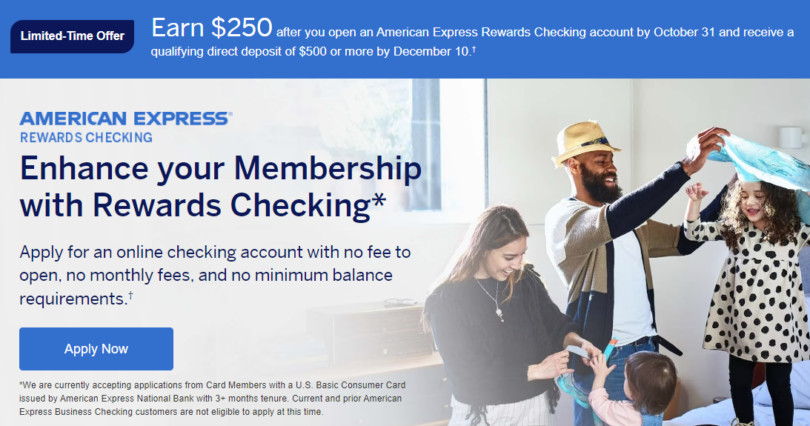 American Express $250 Checking Bonus - Doctor Of Credit