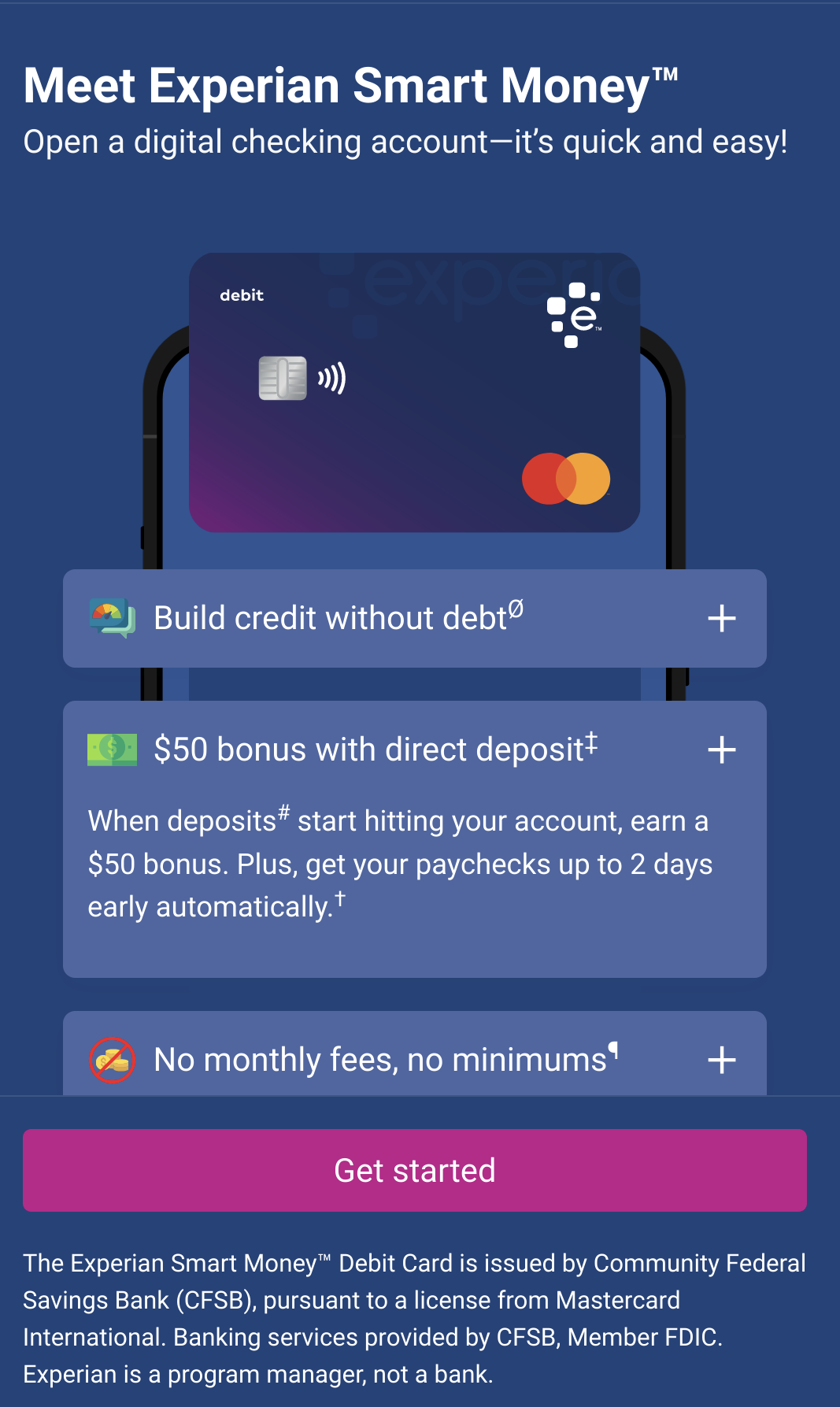 Experian Launches 'Experian Smart Money' Checking Account - Doctor Of ... Experian Launches 'Experian Smart Money' Checking Account - Doctor Of ...