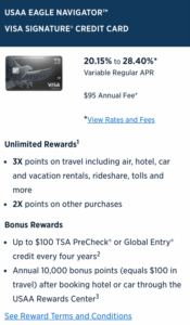 USAA Launches New Eagle Navigator Card - Doctor Of Credit