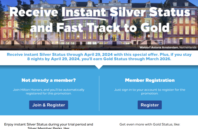 Free Hilton Silver Status + Gold Fastrack - Doctor Of Credit