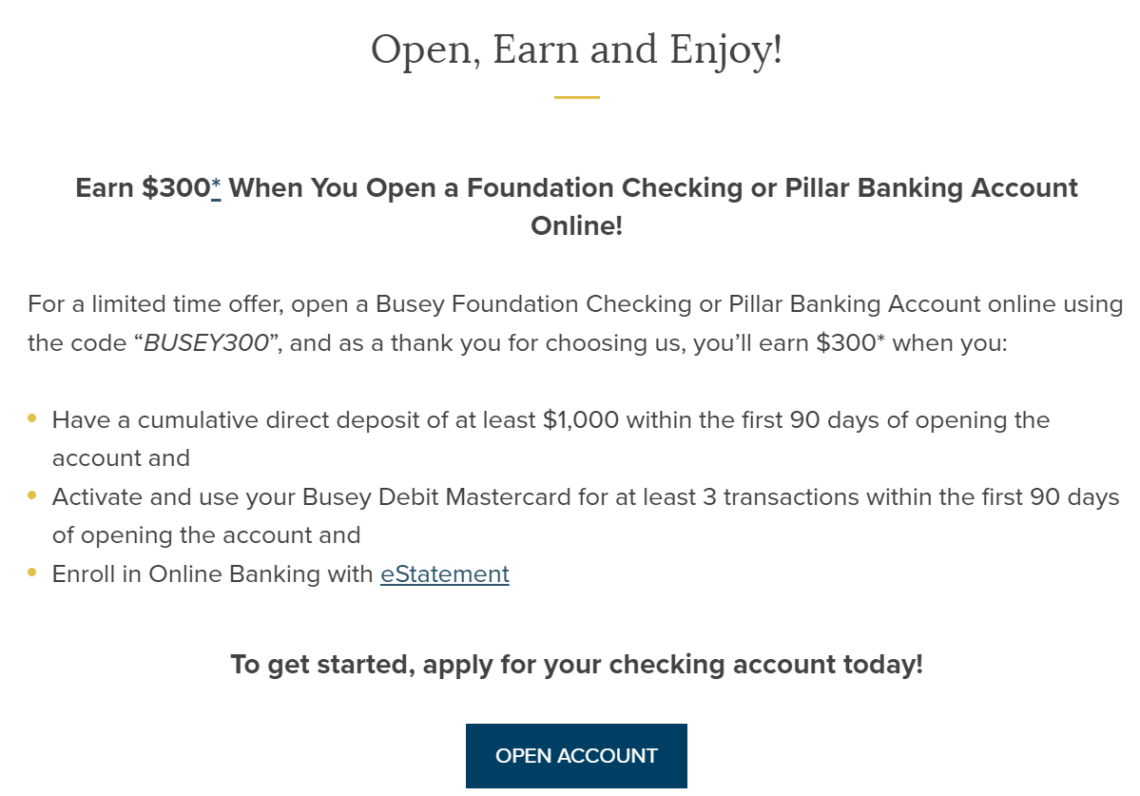 [Expired] [FL, IL, IN, MO] Busey Bank $300 Checking Bonus - Doctor Of ...