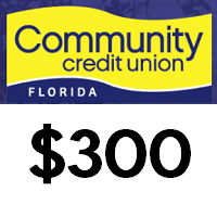 [FL] Community Credit Union Florida $300 Checking Bonus + $200 Savings ...