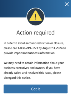 Capital One Business Card Scary Verification Message - Doctor Of Credit