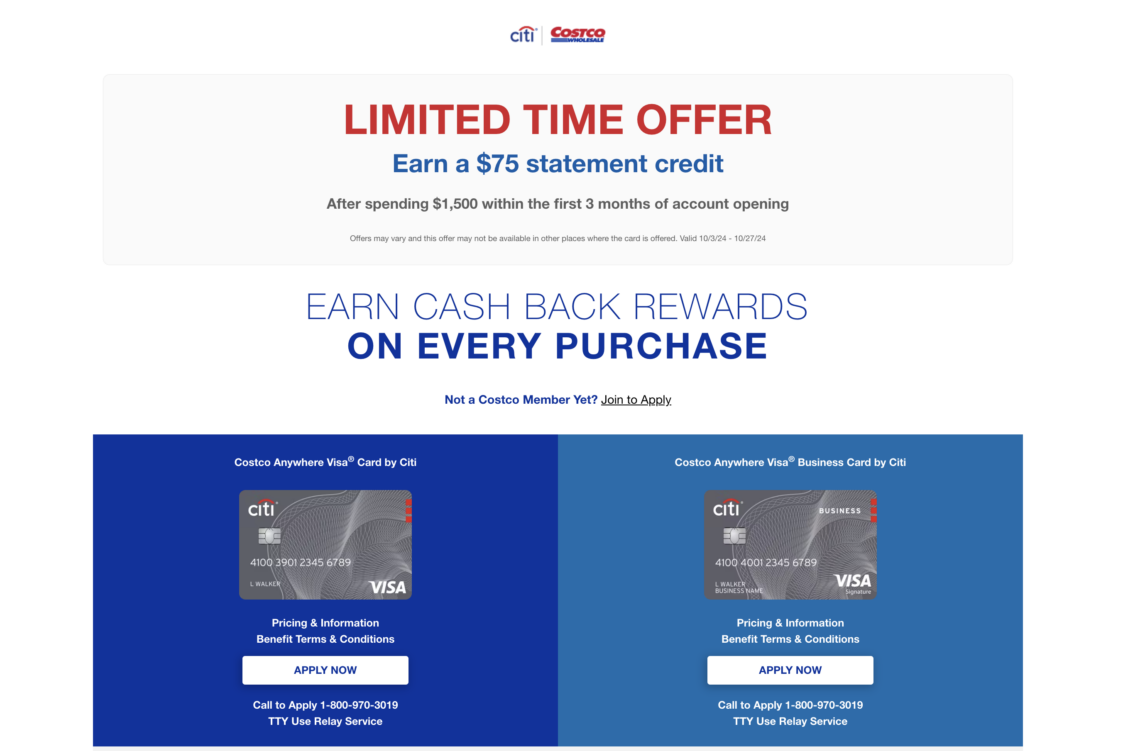 Citi Costco Credit Card $75 Signup Bonus - Doctor Of Credit