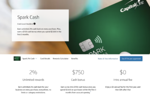 Capital One Spark Cash Business Card $750 Signup Bonus With $7,500 ...