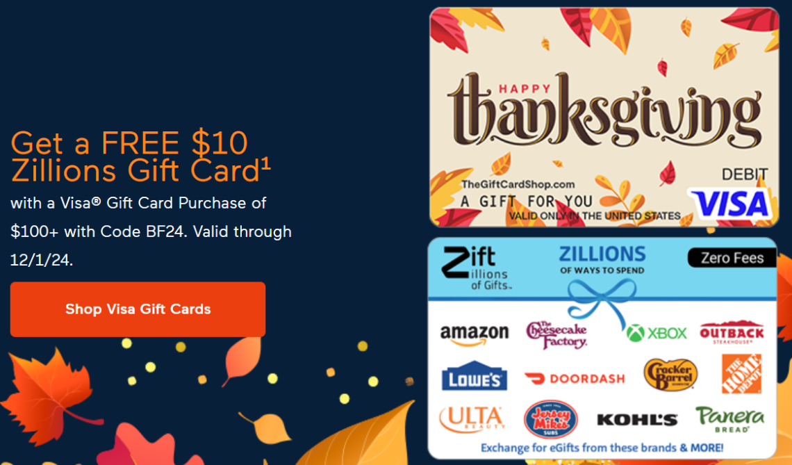 [Expired] TheGiftCardShop: Purchase $100+ Visa Giftcard & Get $10 ...