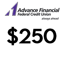[Expired] [IN only] Advance Financial Federal Credit Union (AFFCU) $250 ...
