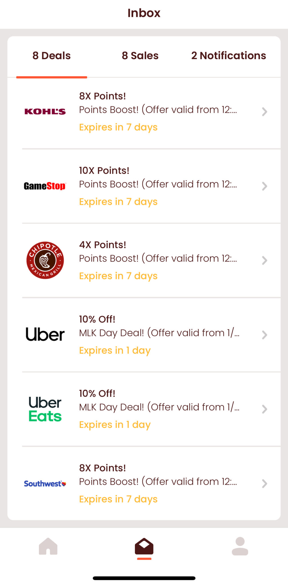 [Expired] Pepper: Save On Southwest, Uber, Chipotle, Giant Eagle & More (Stack With Amex Offer ...