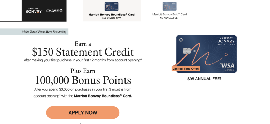 [Expired] Chase Marriott Boundless 100,000 Points + $150 Statement ...