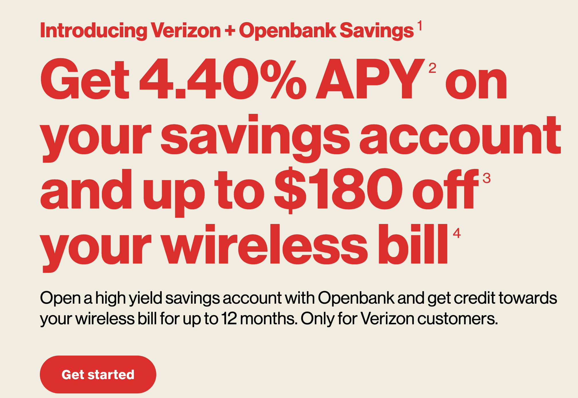 OpenBank 4.40% APY + Up To $180 In Verizon Wireless Credits - Doctor Of ...