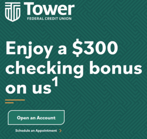 [Expired] [MD, DC, DE, PA, VA, WV] Tower Federal Credit Union $300 ...