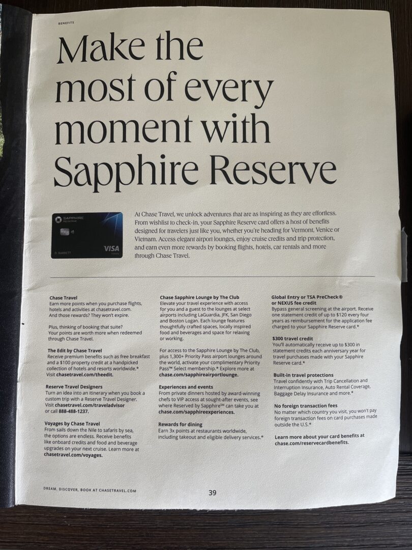 [Update][Rumor] Chase Sapphire Reserve To Increase Annual Fee To $795, New Benefits - Doctor Of ...