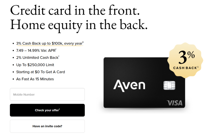 Aven Credit Card - Earn 3% Back On All Purchases (Up To $100,000 In Spend) - Doctor Of Credit