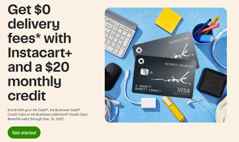 Chase Adds Instacart Credits For Most Cards ($10-$20 Per Month Until 12 ...