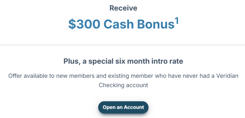 [IA, MN, NE] Veridian Credit Union $300 Checking Bonus - Doctor Of Credit