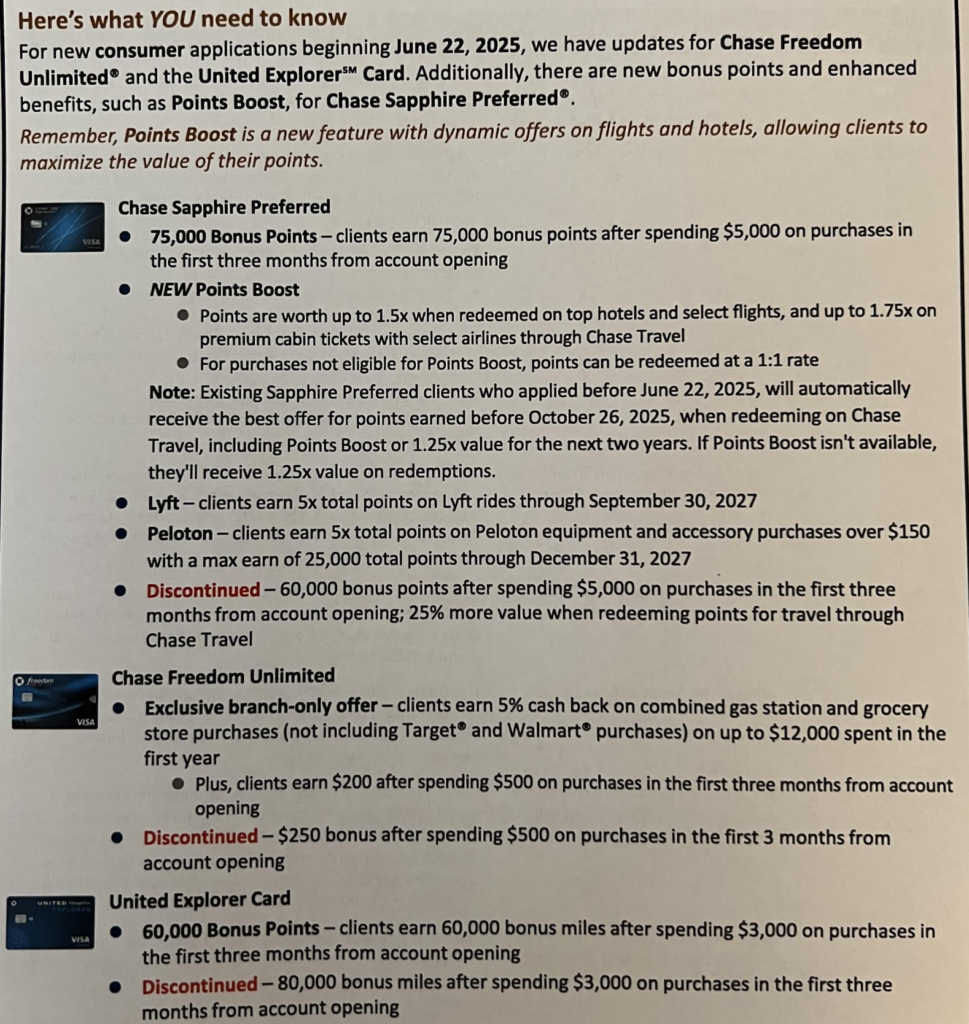 A Few Chase Signup Bonus Updates Coming Soon (Sapphire Preferred ...