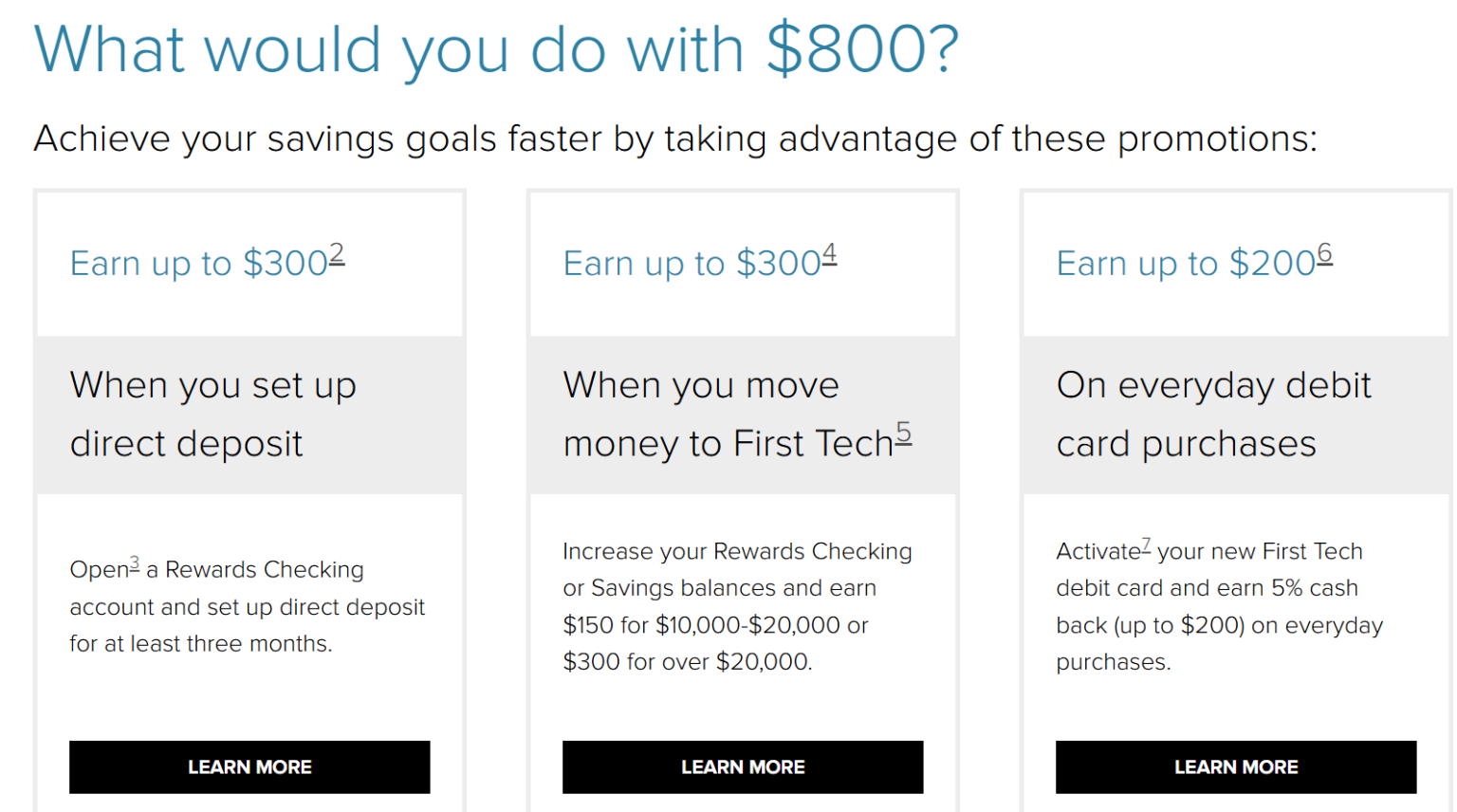 First Tech Federal Credit Union $300 Checking Bonus + $300 Savings ...