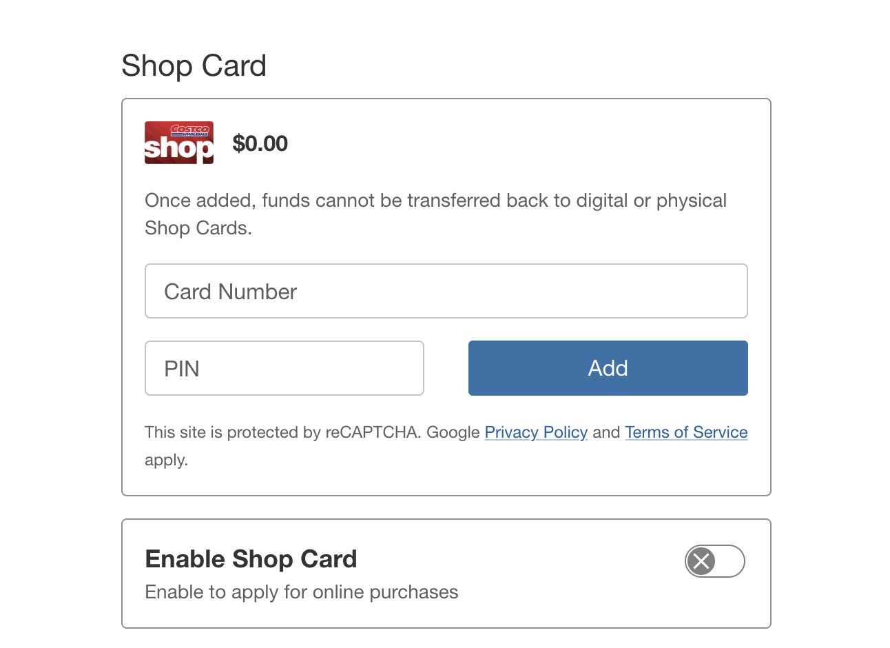 Costco Shop Cards Can Now Be Loaded To Your Costco Account & App ...
