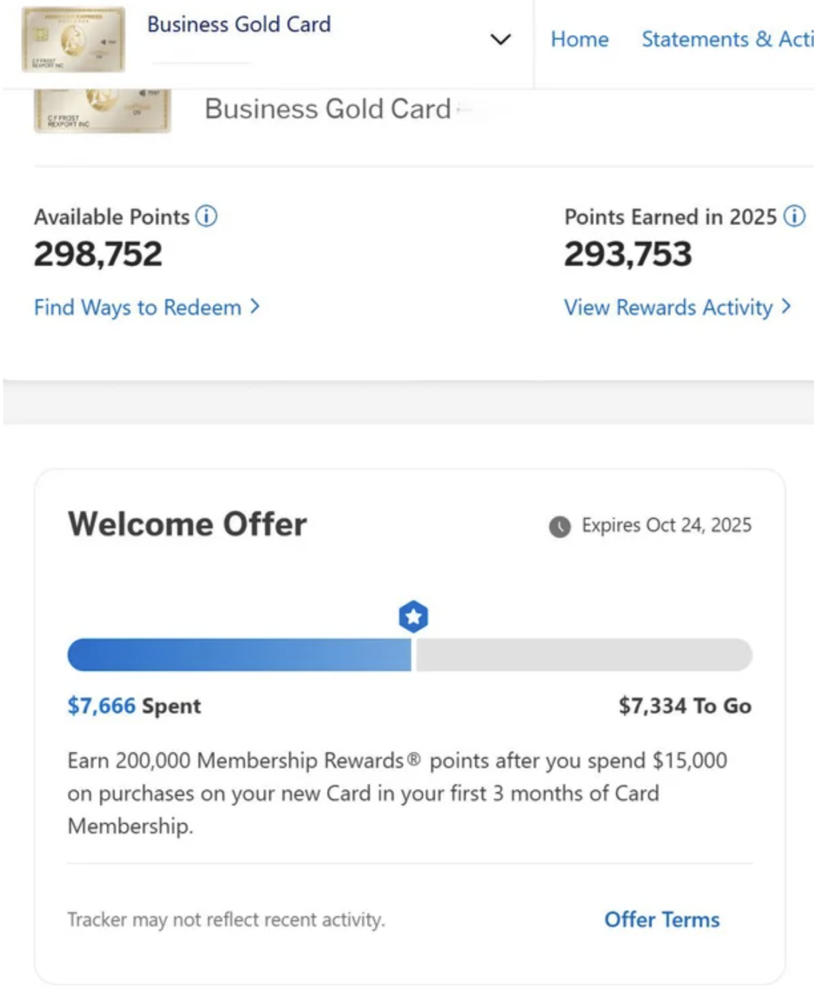 American Express Adds Signup Bonus Tracker - Doctor Of Credit