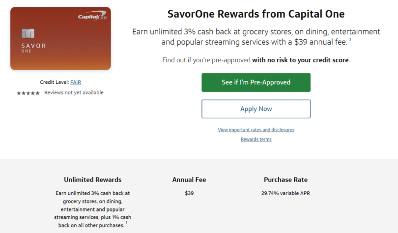 Capital One Relaunches SavorOne Card ($39 Annual Fee) - Doctor Of Credit