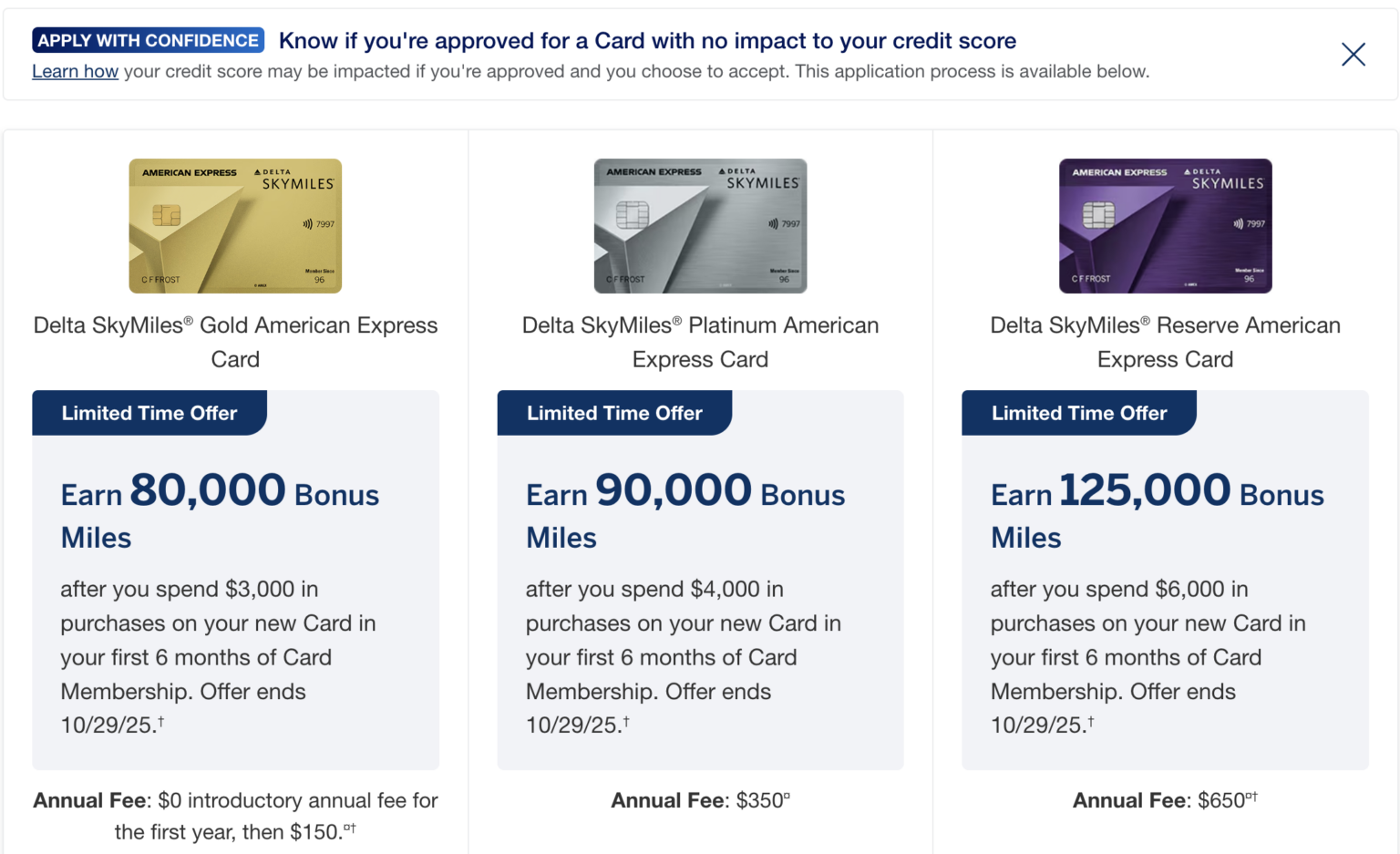 Increased American Express Delta Offers (Up To 125,000 Miles) - Doctor ...