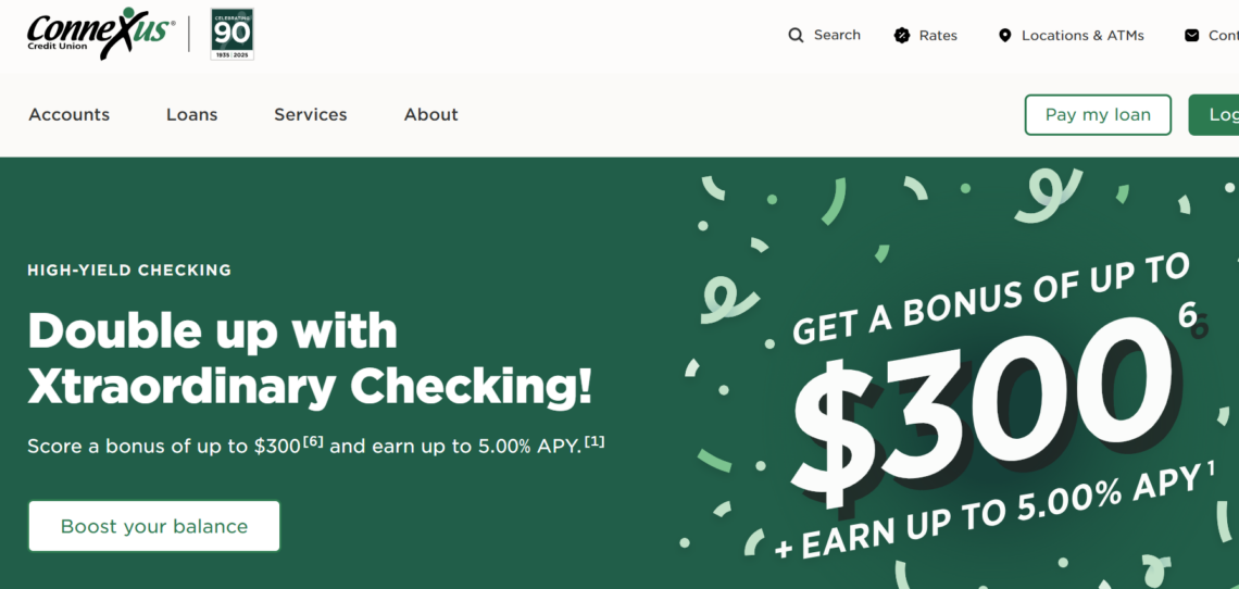 [Expired] Connexus Credit Union $300 Checking Bonus, Direct Deposit Not ...