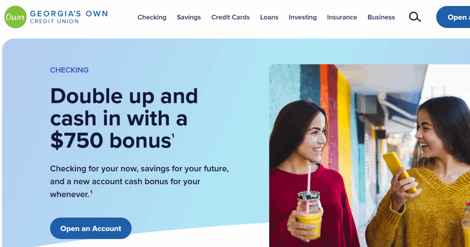 [GA] Georgia’s Own Credit Union $200 Checking & Savings Bonus