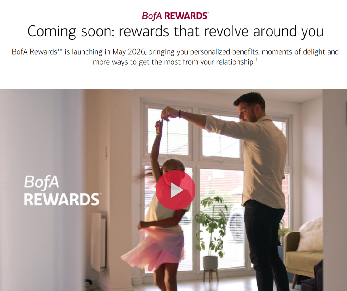 (Live 5/27) Bank of America Announces Negative Changes To Preferred Rewards