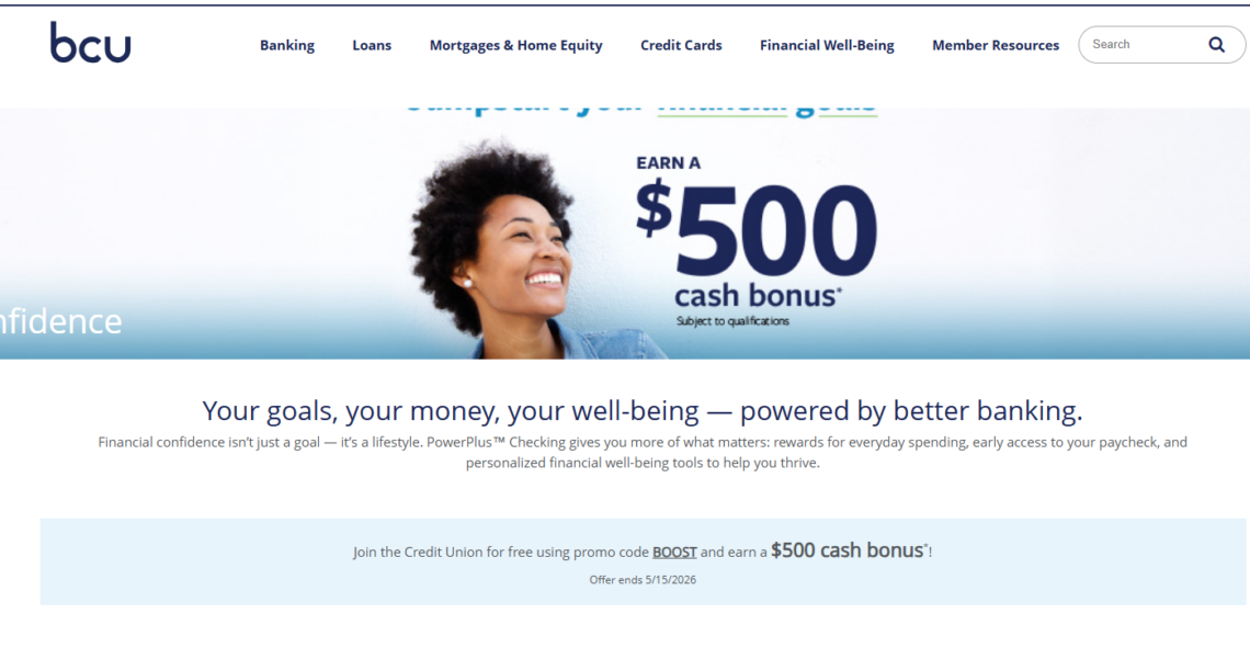 [Expired] BCU Credit Union $500 Checking Bonus - Doctor Of Credit