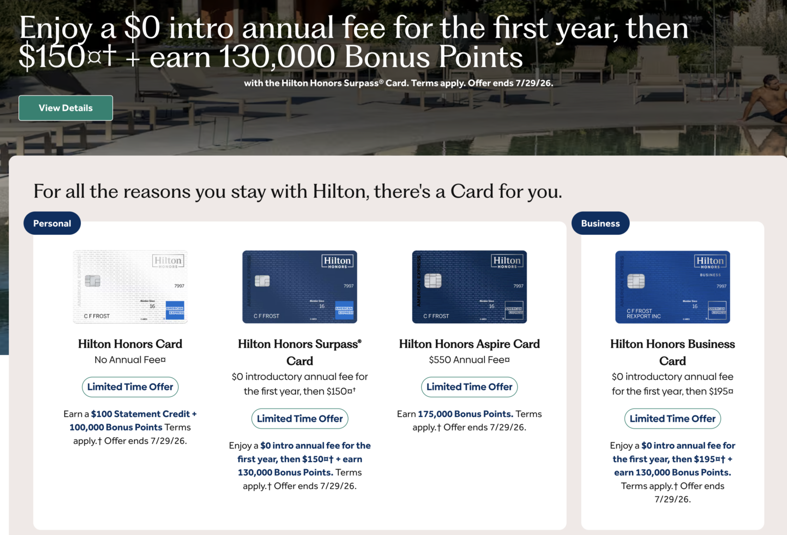 American Express Hilton Increased Credit Card Signup Bonuses (Up To ...